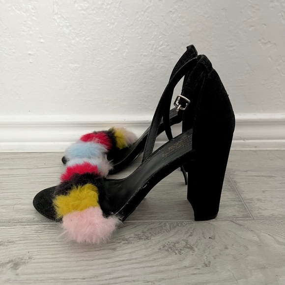 Forever 21 | Shoes | Forever 2 Faux Fur Anklestrap Heels | Poshmark